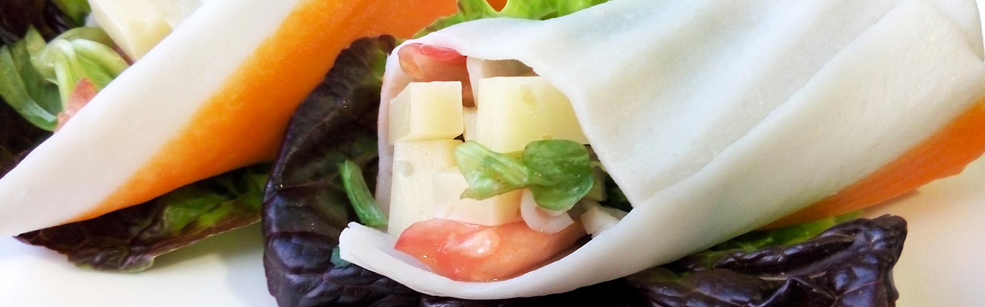 Wrap de surimi con queso manchego | Las Terceras